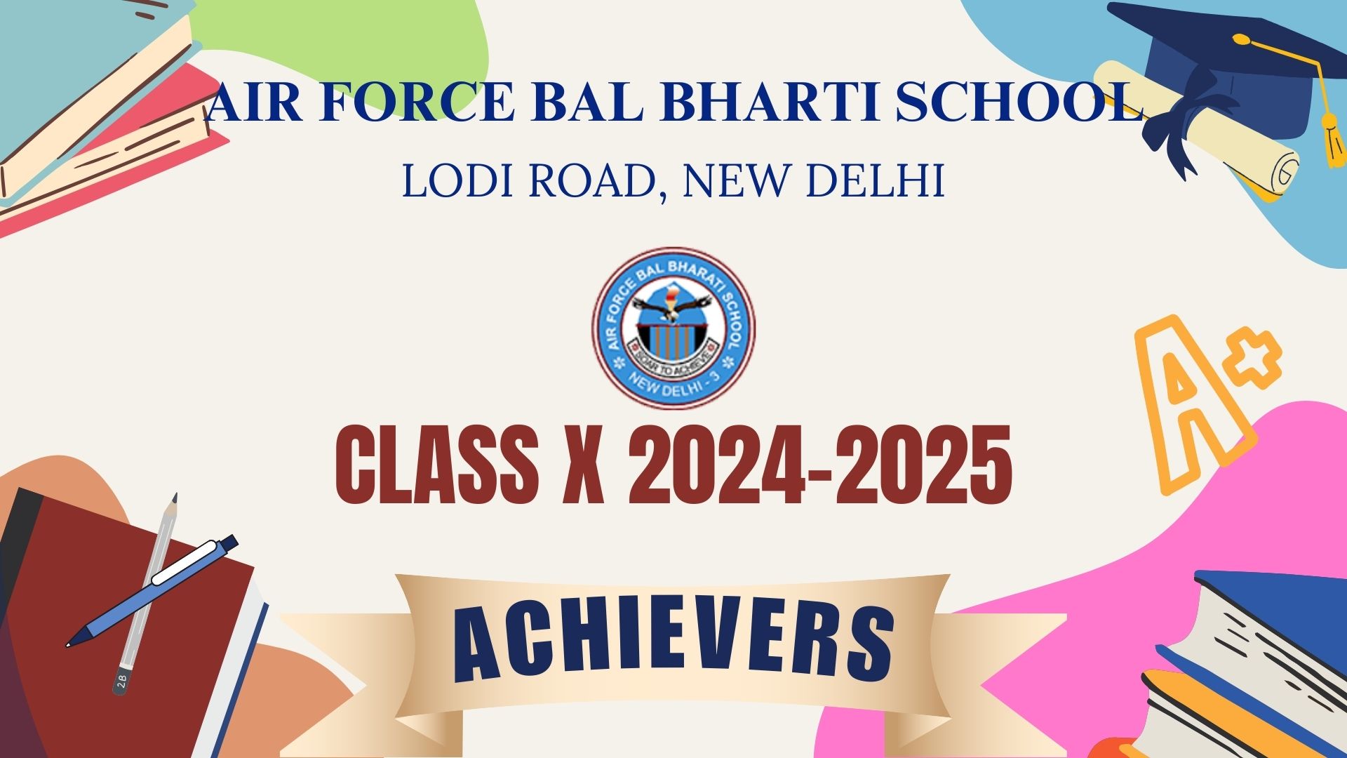 Air Force Bal Bharati School Logo AIR FORCE BAL BHARATI SCHOOL