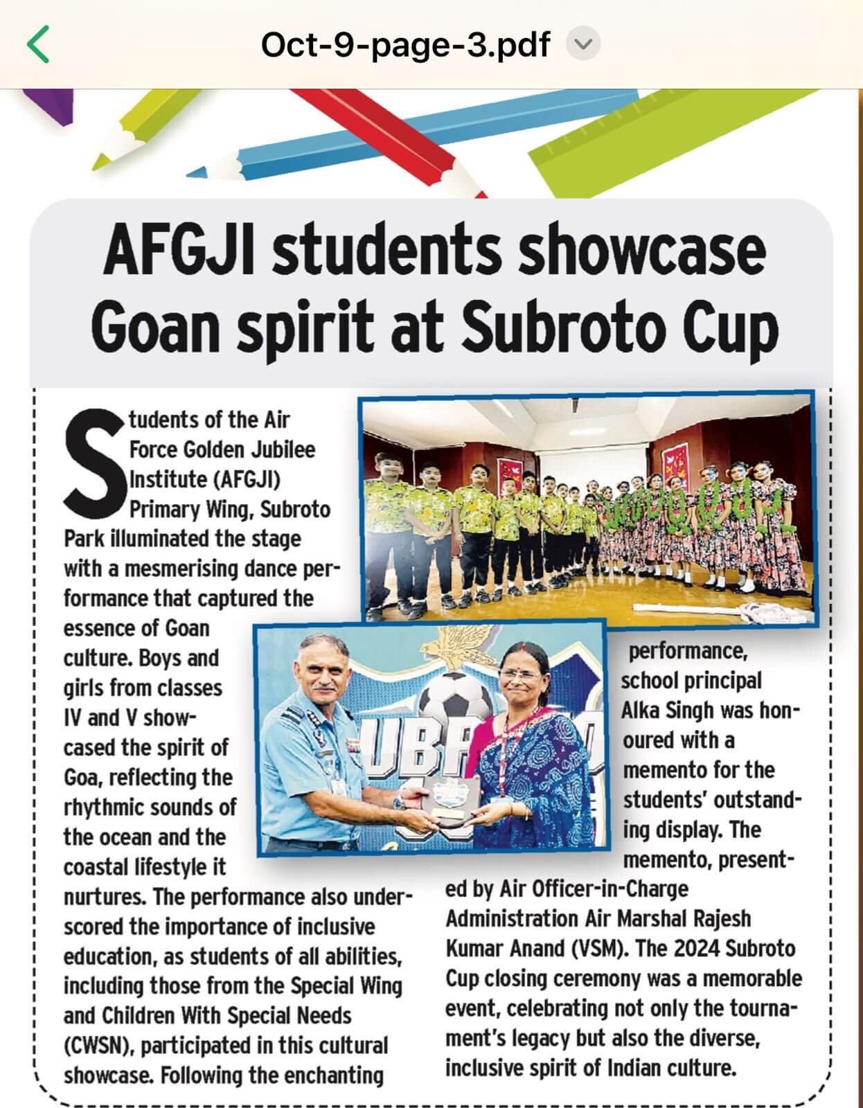 Air Force Golden Jubilee Institute