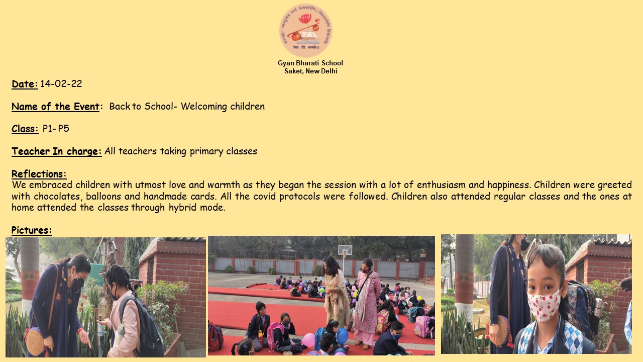 Gyan Bharati School, Saket, New Delhi | Latest News