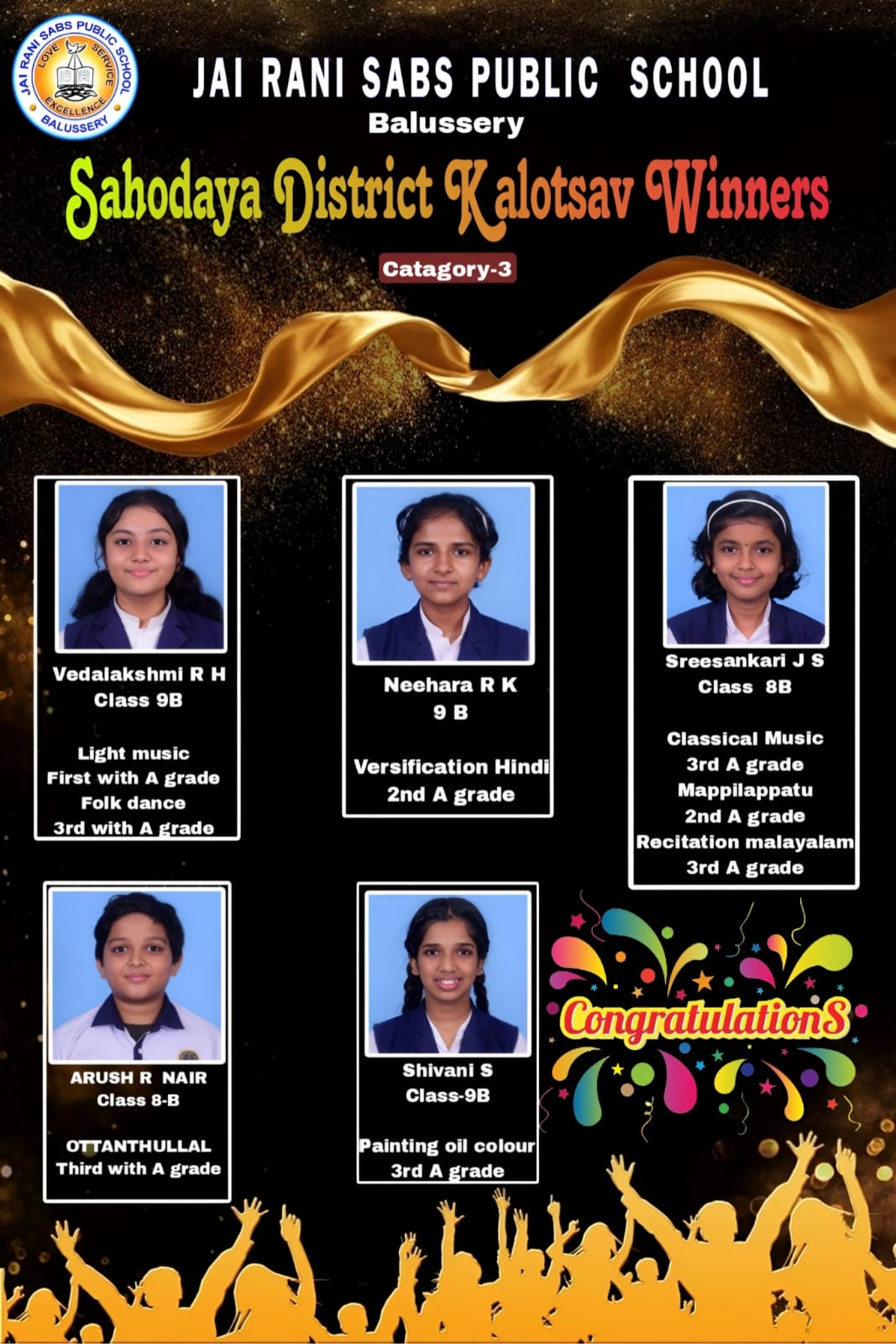 Jai Rani Public School, Balussery